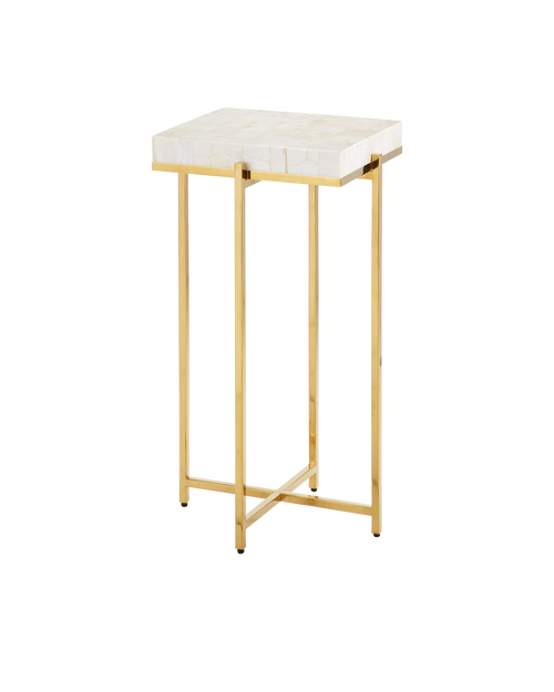 Casey Key Mother of Pearl Accent Table | Caron's Beach House