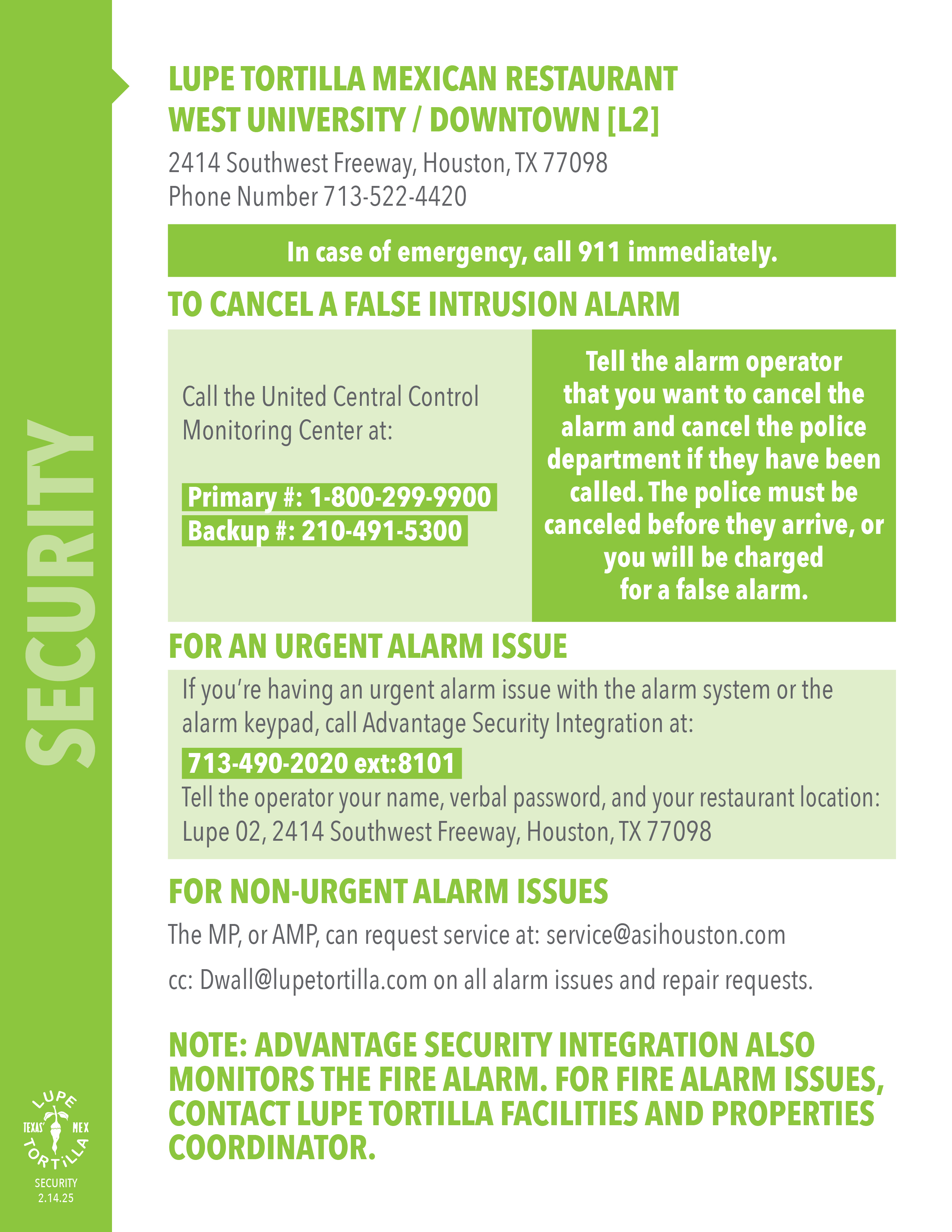 Security Poster