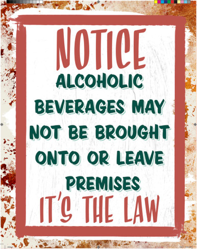 TABC FOH Sign