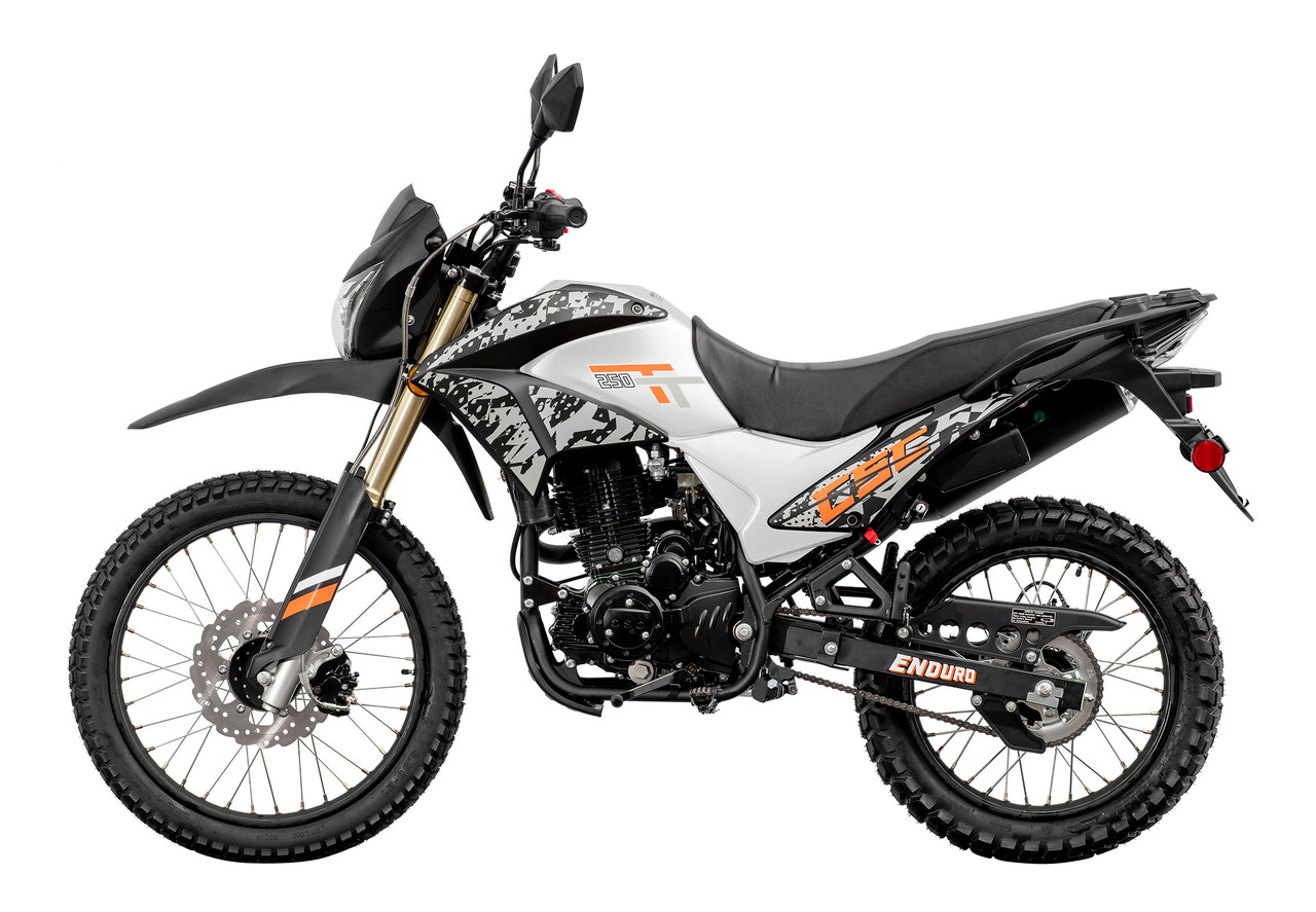2025 TT250 Enduro - The Best Value Dual-Sport Motorcycle in White | CSC ...