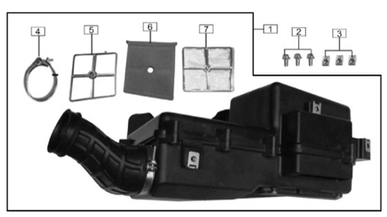 Air cleaner box assy - CSC Motorcycles