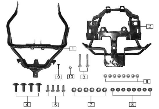 Front bracket II, RX4 - CSC Motorcycles