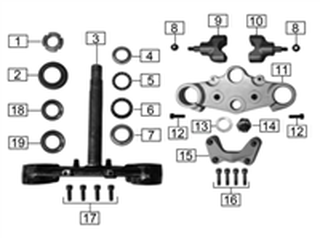 Upper check ring,bearing 2 - CSC Motorcycles