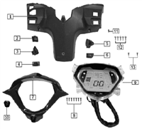 Instrument shell - CSC Motorcycles