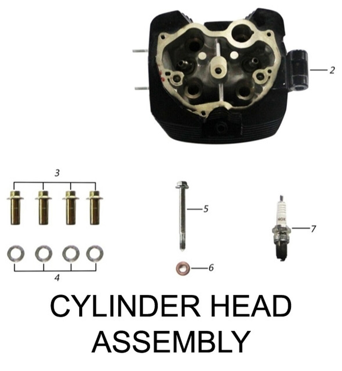 CYLINDER HEAD ASSY, EACH