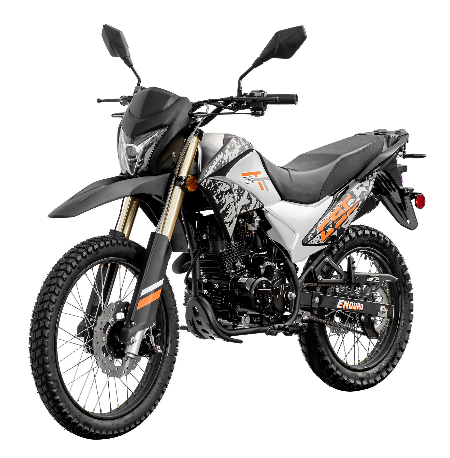 2025 TT250 Enduro - The Best Value Dual-Sport Motorcycle in White | CSC ...
