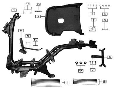 Nameplate rivet - CSC Motorcycles