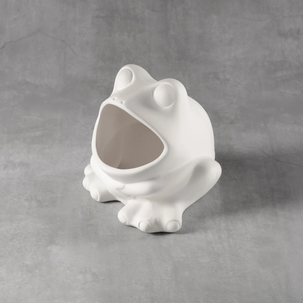 KITCHEN SCRUBBIE/SPONGE FROG/6 SPO Bisque| Ceramic Arts Canada