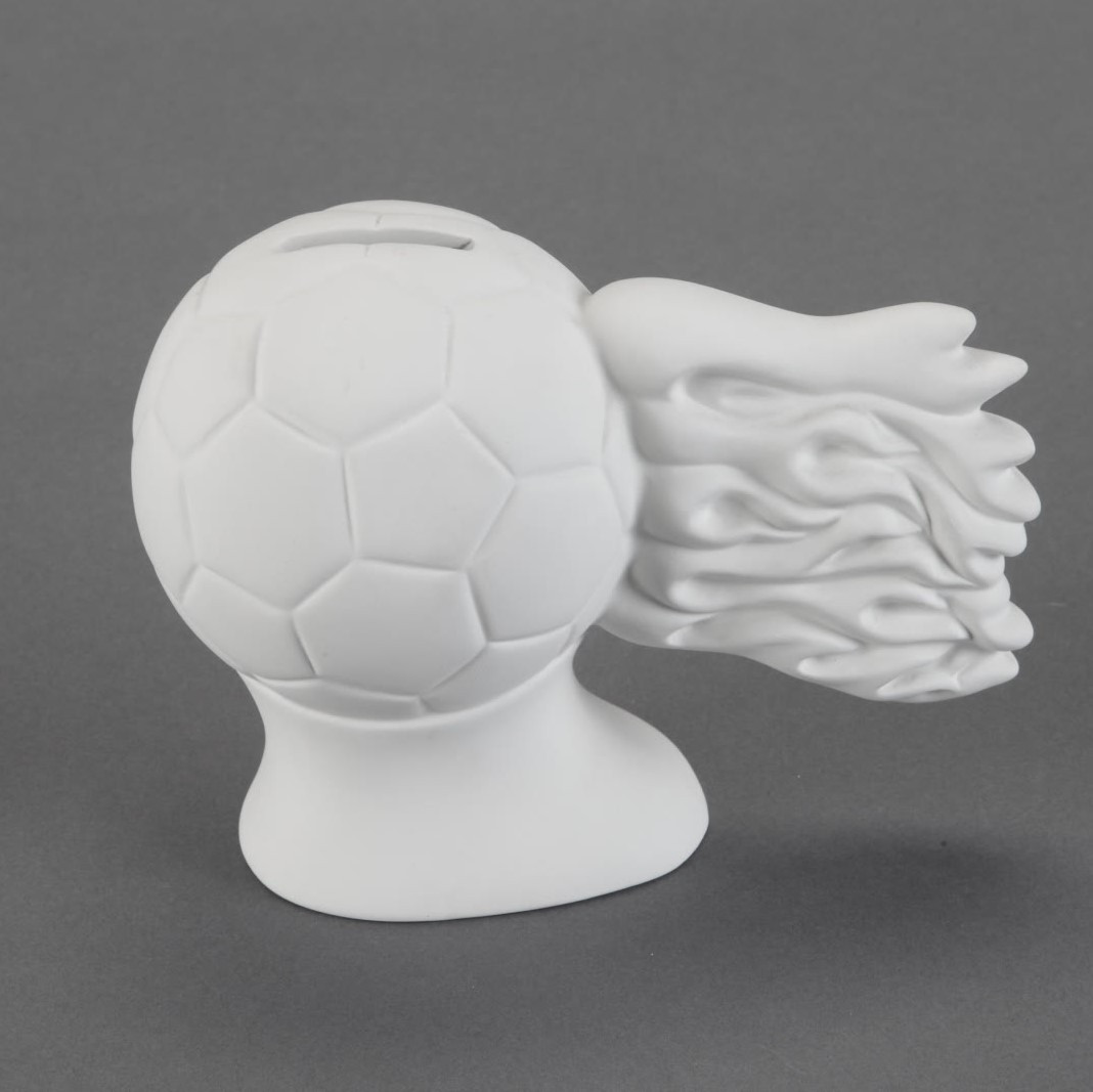 Hot Shot Soccer Ball Bank/6 SPO| Ceramic Arts Canada