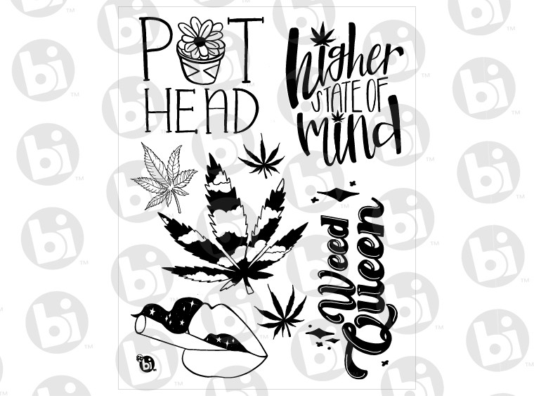 Weed Queen Silkscreen/1 SPO | ceramicarts.com