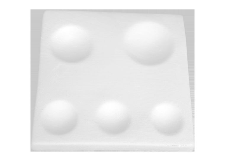 Square Paint Palette/8 SPO | ceramicarts.com