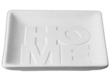 Home Word Dish/8| Ceramic Arts Canada