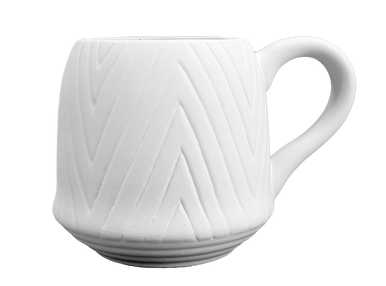 Twisted Chevron Mug/4| Ceramic Arts Canada