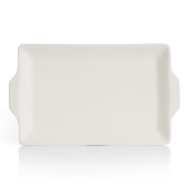 Rectangular Flat-Handled Tray/6 SPO | Ceramic Arts Canada