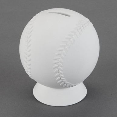 Baseball Bank/6 SPO Bisque| Ceramic Arts Canada