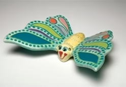 Butterfly/6 SPO Bisque| Ceramic Arts Canada
