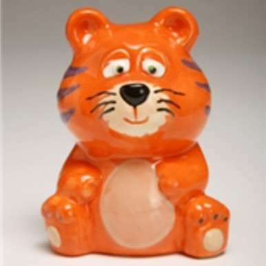 Party Animal - Tiger Bank/6 SPO Bisque| Ceramic Arts Canada