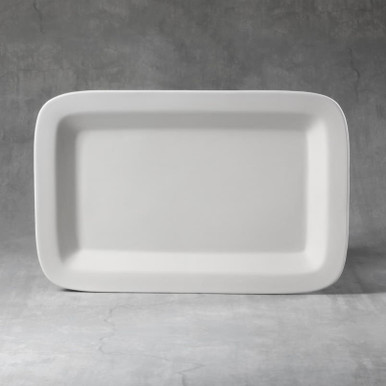Rectangular Platter/12 SPO Bisque| Ceramic Arts Canada