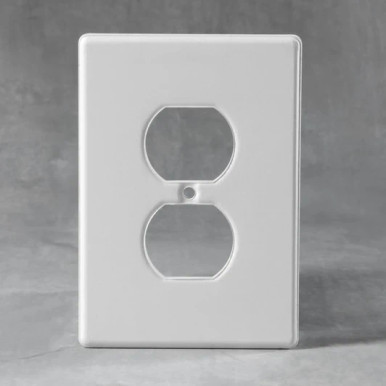 TILES, ETC. WALL RECEPTACLE PLATE/6 SPO Bisque| Ceramic Arts Canada