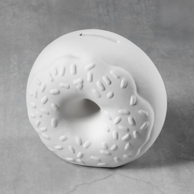 BANKS DONUT BANK/6 SPO Bisque| Ceramic Arts Canada