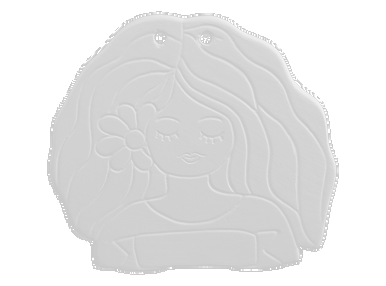 Happy Chica Wall Plaque/8 SPO Bisque | Ceramic Arts Canada