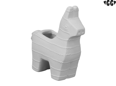 Llama Pinata Planter/6 SPO Bisque | Ceramic Arts Canada