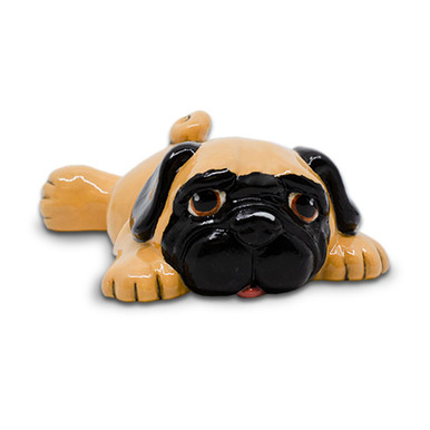 Pug Sploot Party Animal SPO | Ceramic Arts Canada