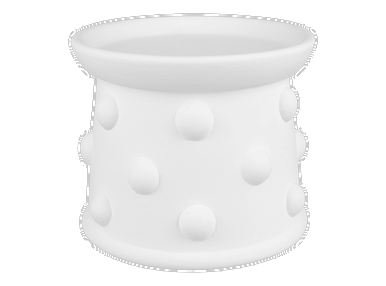 Bumpy Candle Pedestal/4 SPO | Ceramic Arts Canada