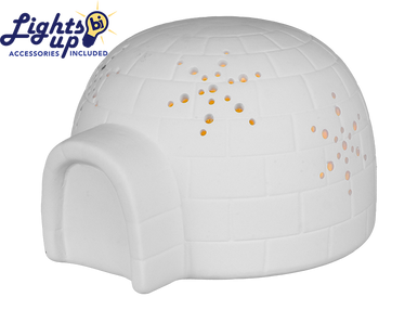 Lighted Igloo | ceramicarts.com