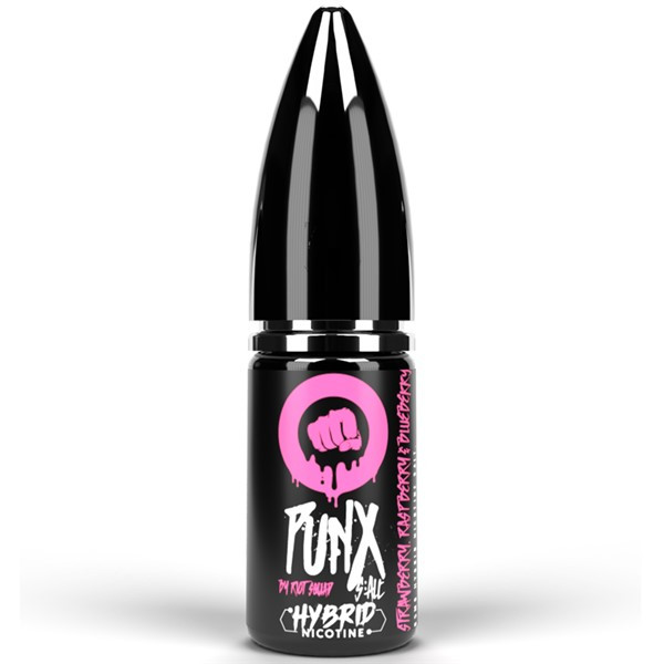 Strawberry Raspberry & Blueberry Hybrid Salt E Liquid 10ml by Punx Riot ...