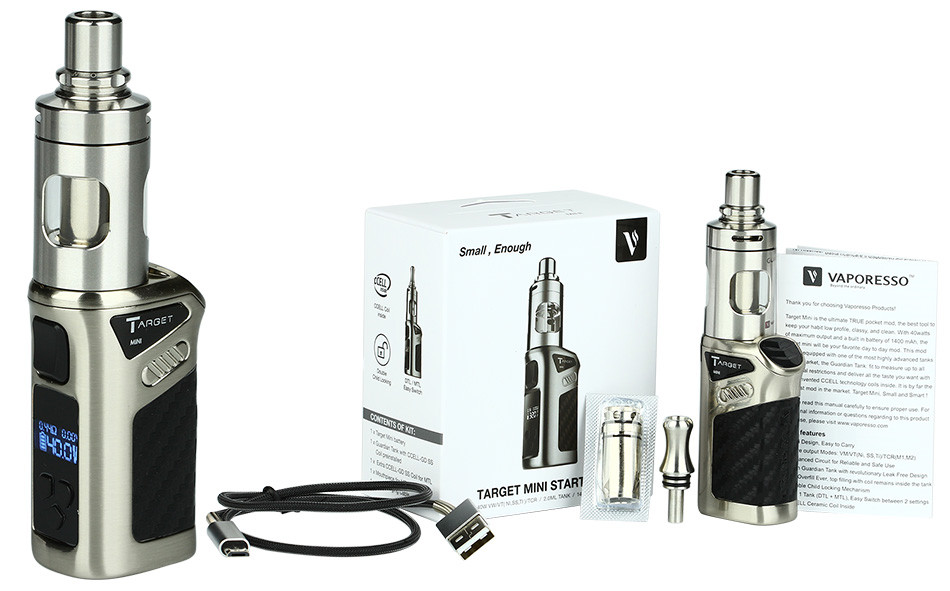 Vaporesso Target Mini Starter Kit Free Delivery £39.99
