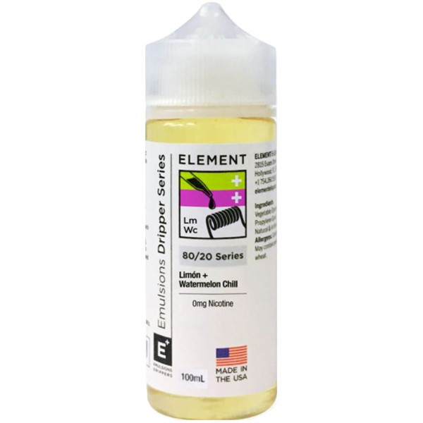 Limon Watermelon Chill E Liquid 100ml by Element £12.79 Free Nic Shots