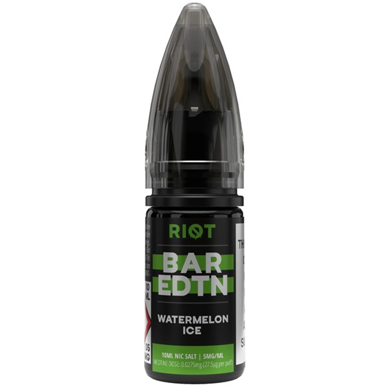 Watermelon Ice Bar edtn Nic Salt 10ml By Riot Squad 10 For £1799