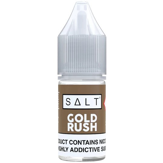 Gold Rush Nic Salt E Liquid 10ml By SALT- 4 x 10ml £9.99