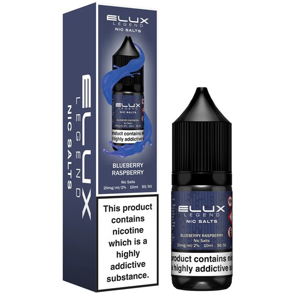 Elux Legend Blueberry Raspberry Nic Salt E Liquid 10ml £2