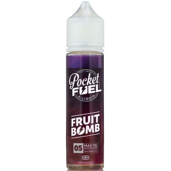Fruit Bomb E Liquid 50ml by Pocket Fuel £8.99 inc Free Nic Shot
