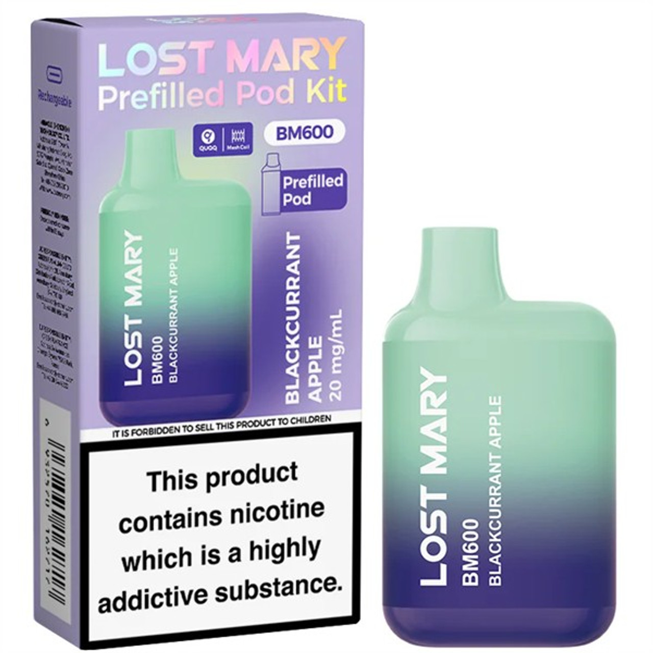 Lost Mary BM600 Pod Kit Vape From £3.20 | Refills £3.66
