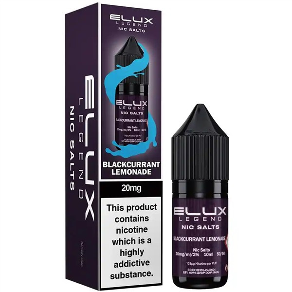 Elux Legend Blackcurrant Lemonade Nic Salt E Liquid 10ml £2