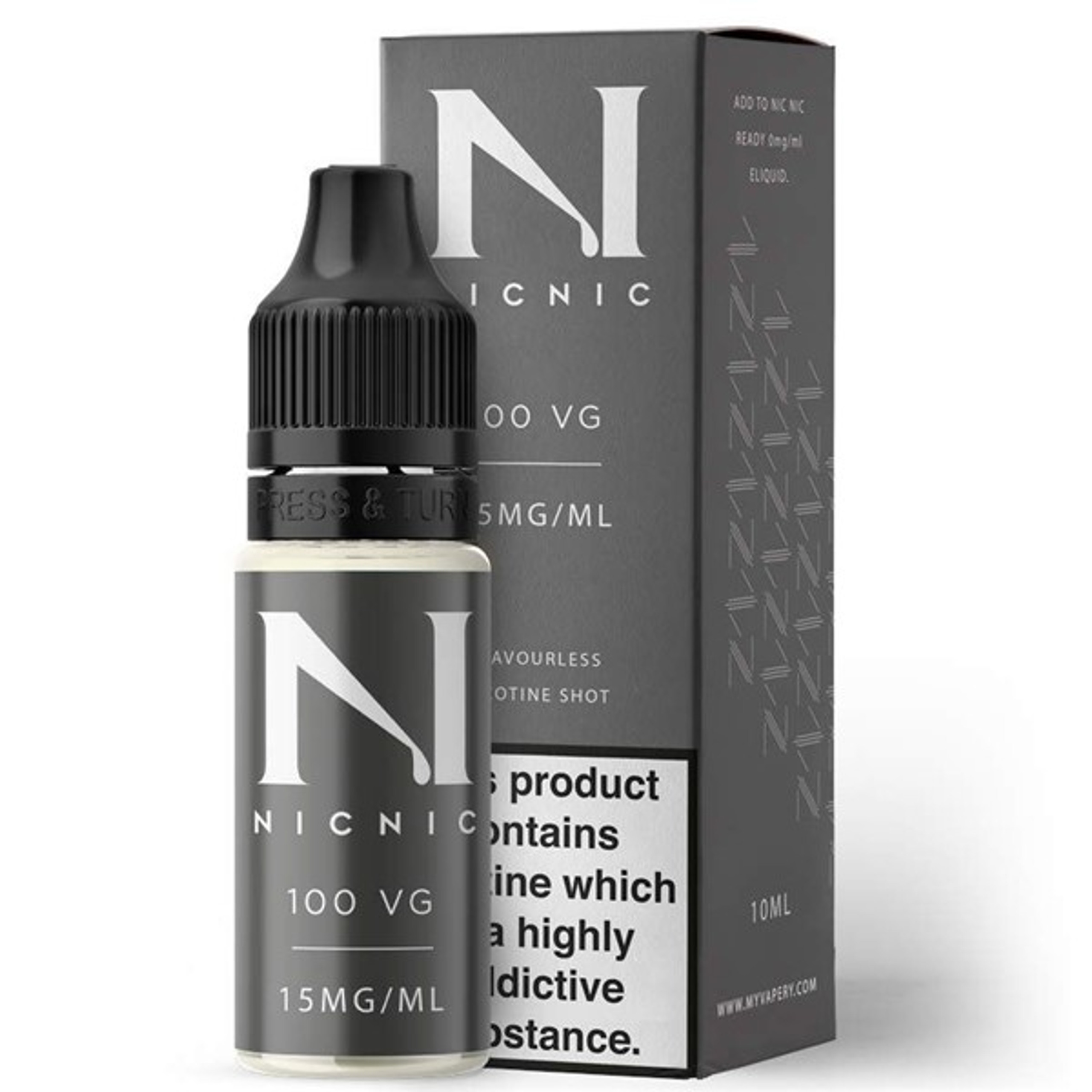 Unflavoured 70VG Nicotine Shot E Liquid 10ml By Nic Up