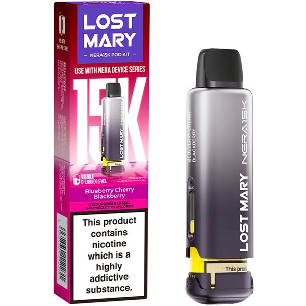 Lost Mary Nera 15K Prefilled Pod Refill - £5.99 Each or 3 For £16
