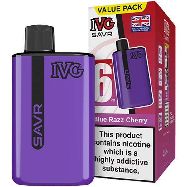 IVG SAVR Prefilled Pod Kit | Rechargeable 3000 Puff | 5 For £15