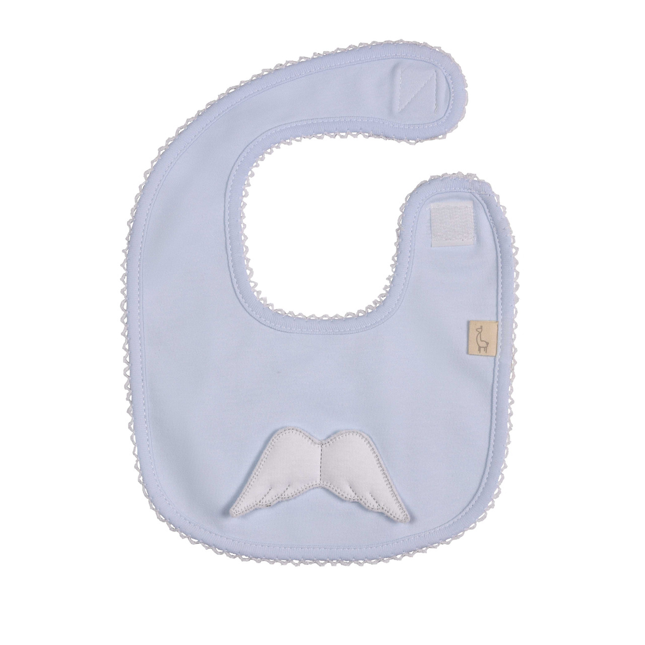 BABY GI BLUE COTTON BIB AG24 AAS - Kiddie Boutique By Claire