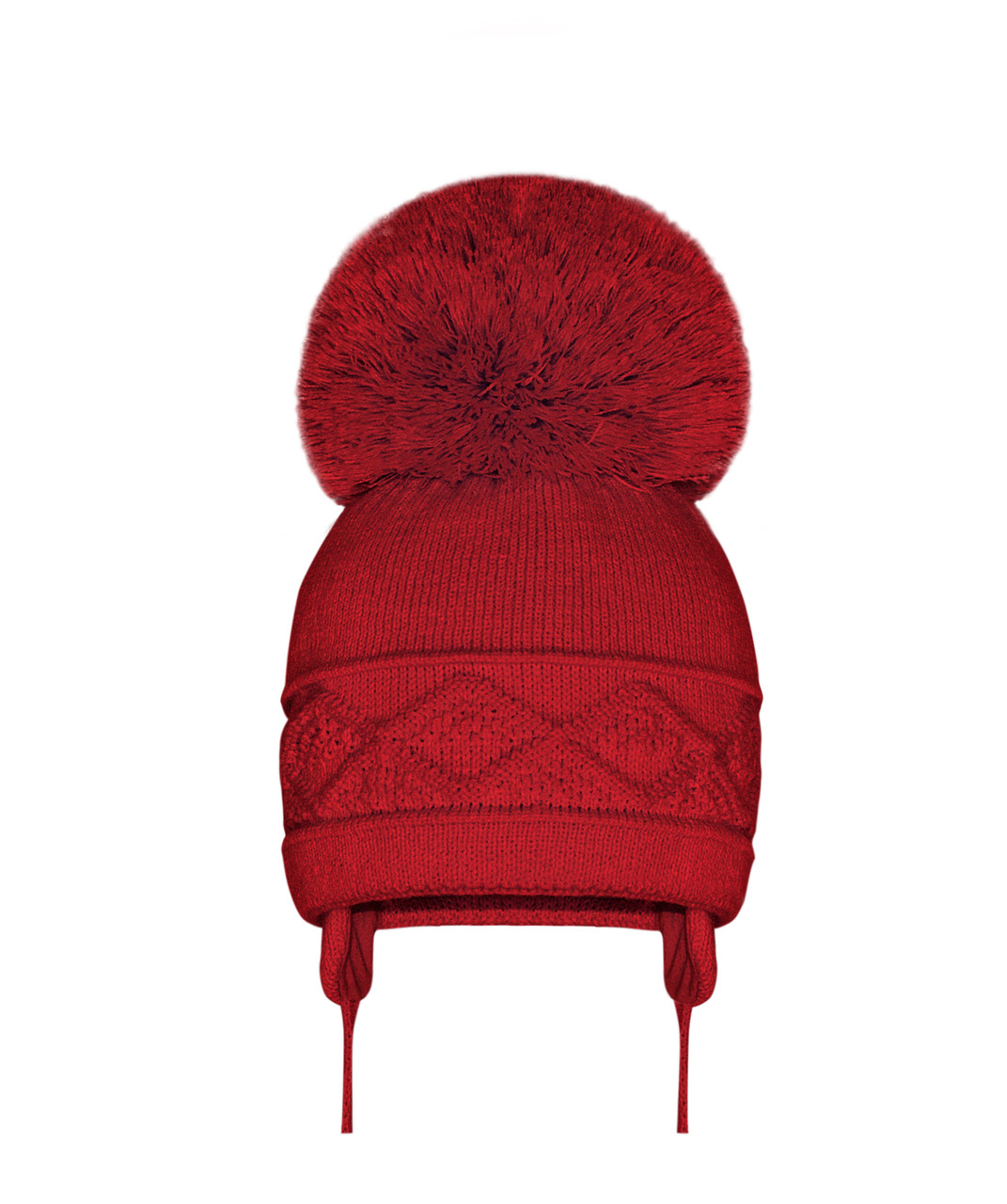 Pom Pom Envy Super Pom Cable Red - Kiddie Boutique By Claire