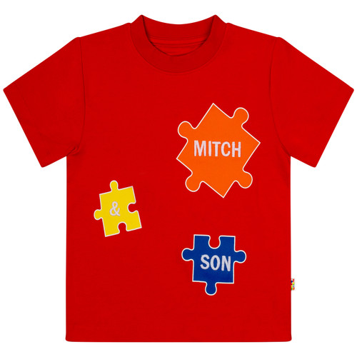 Mitch & Son MS24210 VINNY Jigsaw t-shirt - Kiddie Boutique By Claire