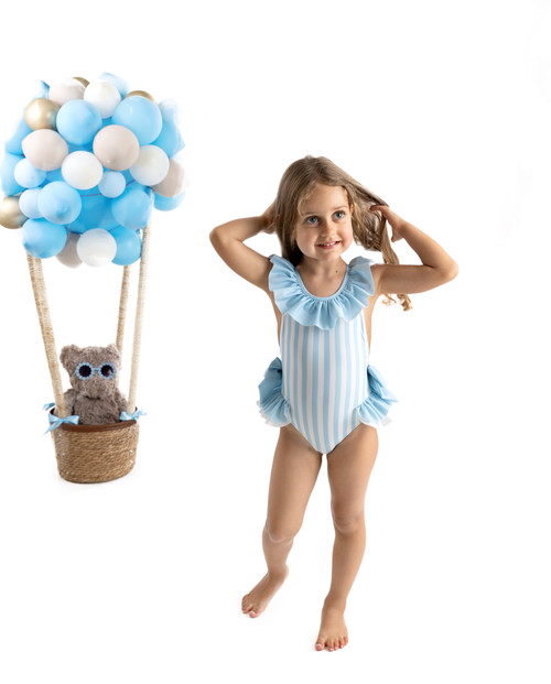 Meia Pata Swimwear, Salerno - Blue Stripes - MP003SS25 - Kiddie ...