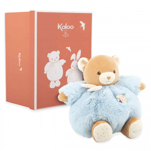 Kaloo 25cm Chubby Blue Bear K214015 - Kiddie Boutique By Claire