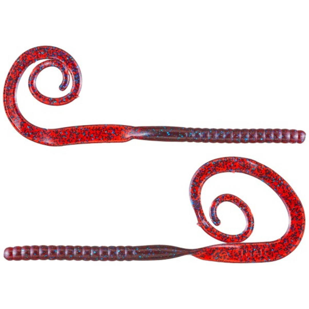 NetBait C-Mac Curly Tail 11" Worm (9 Pk) - BaitWrX