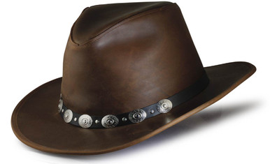 Cowboy Hats for Big Heads - Leather Western Dude Style
