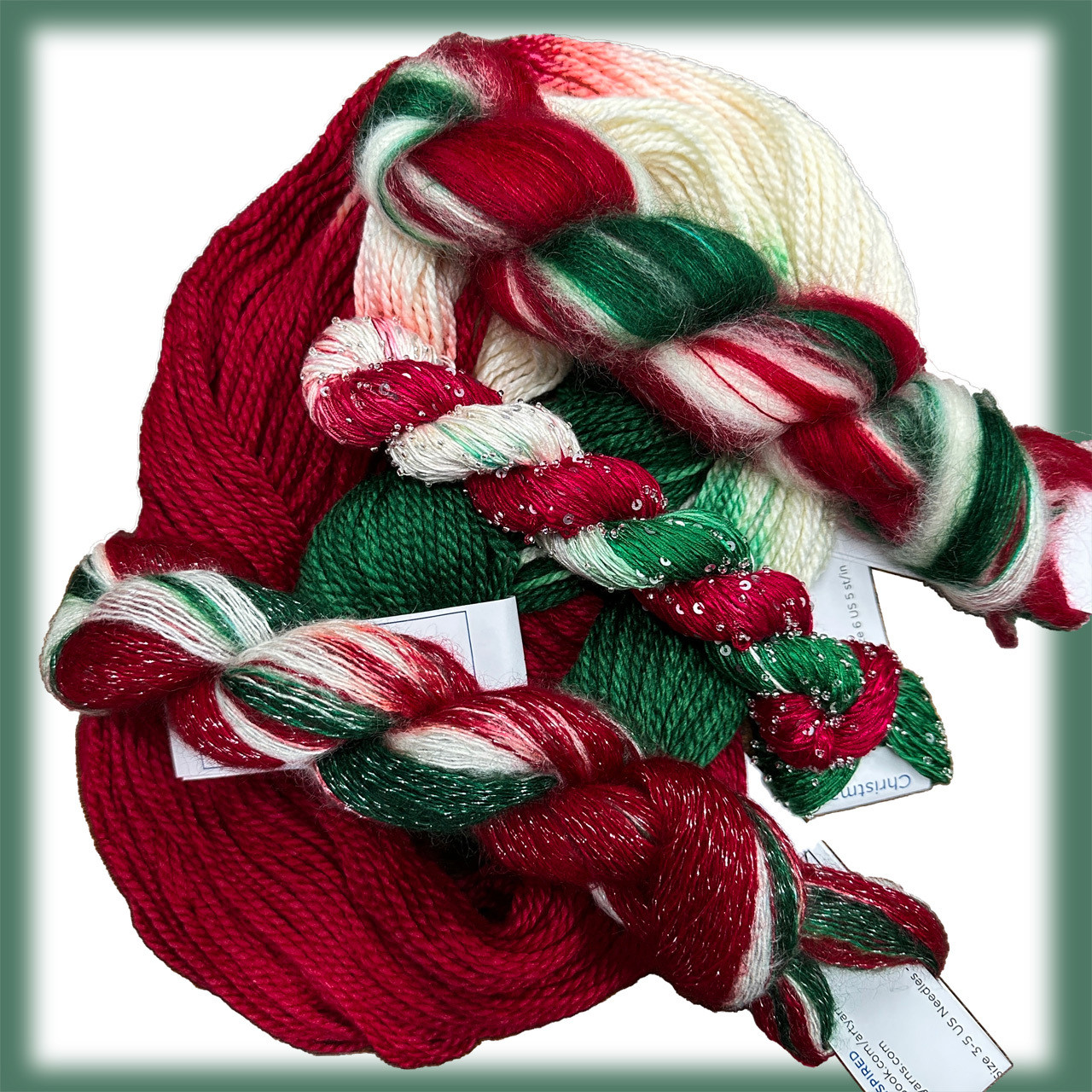Yarn for Christmas in Multi-Color Shades