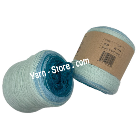 HiKoo Yarns - Concentric Gradient - Kind of a Big Teal 2020